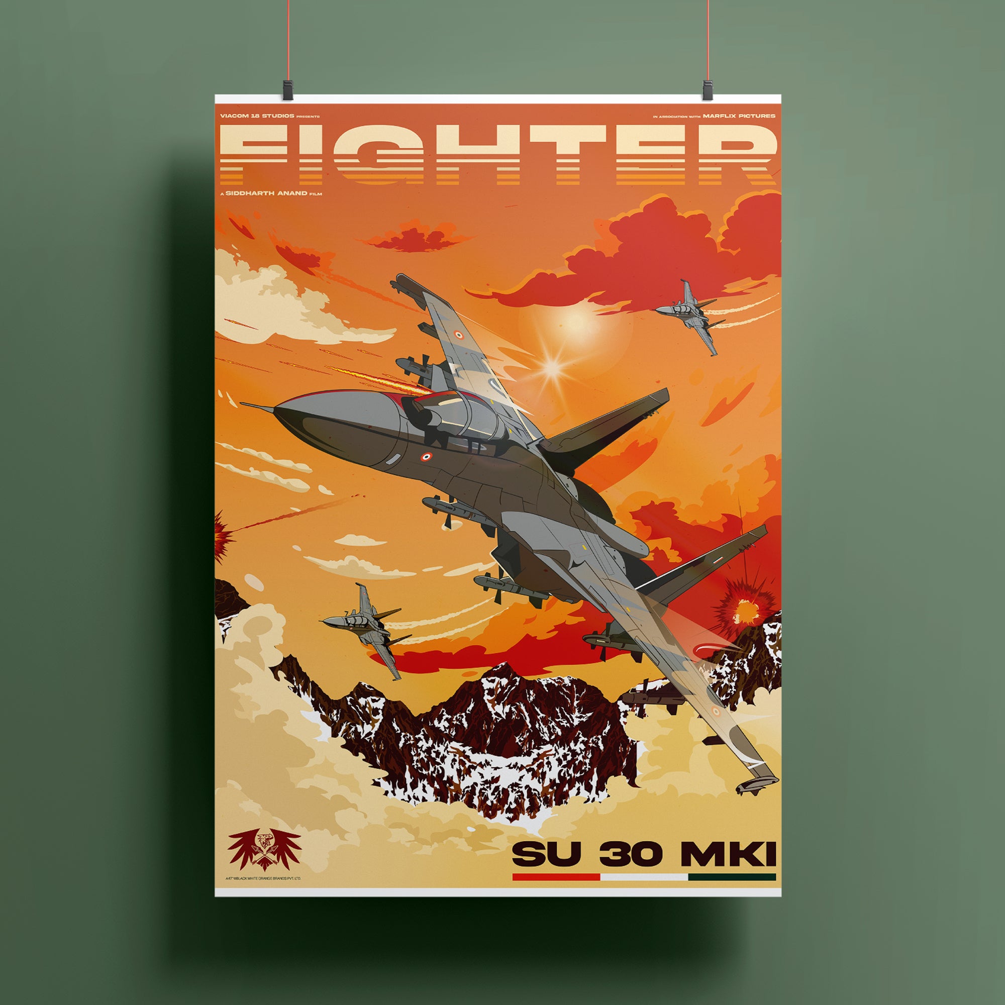 Fighter SU-30 Jet Poster – A47