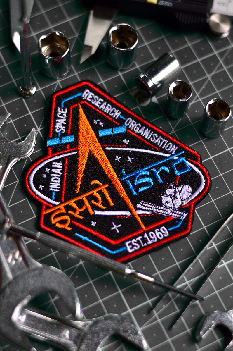 ISRO Classic Logo Iron On Badge – A47