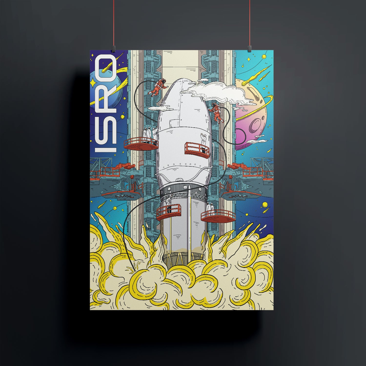 ‘ISRO: The Epitome of Space Exploration’ Jumbo Poster – A47