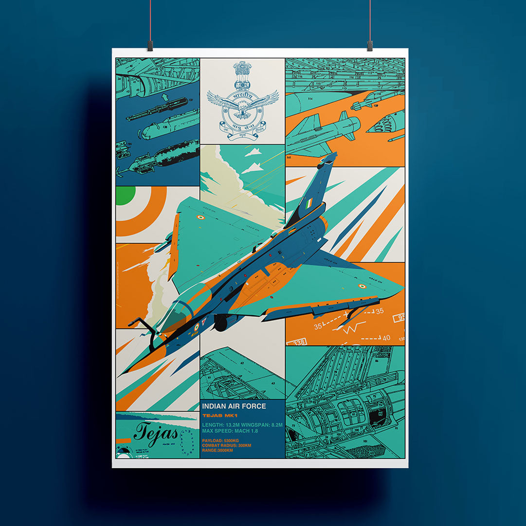 ‘Bird Of Prey’ Poster - LCA Tejas – A47